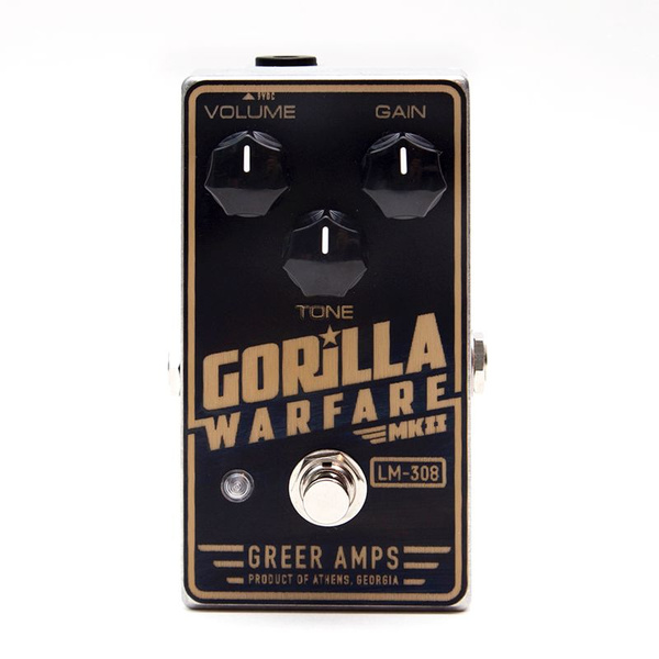 Педаль эффектов Greer Amps Gorilla Warfare MKII Distortion (LM308 Rat ...