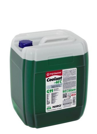 Антифриз TOTACHI Охлаждающая жидкость NIRO COOLANT Green -40C G11 ...