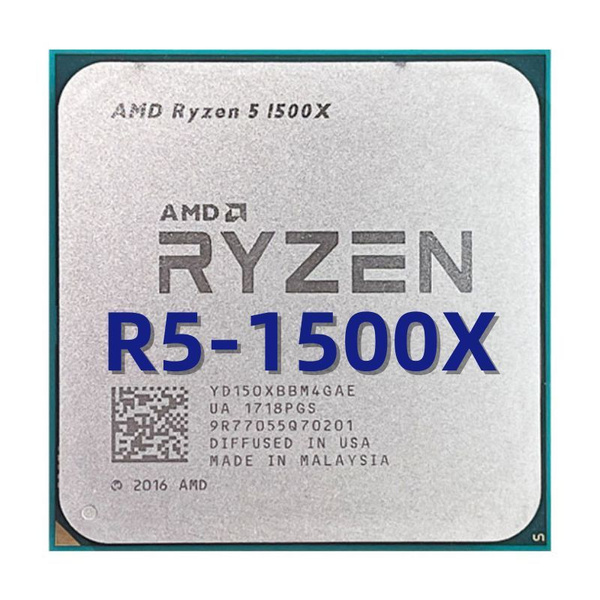 Процессор AMD Ryzen 5, OEM (без кулера), 4 яд., 3.5 ГГц AMD R5 1500x ...