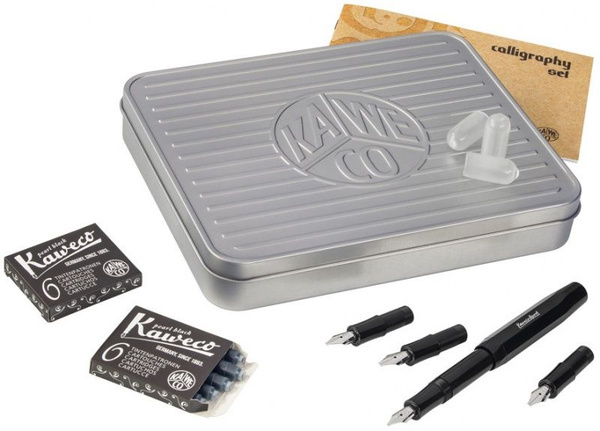 Набор для каллиграфии Kaweco Calligraphy Black: перьевая ручка, набор ...