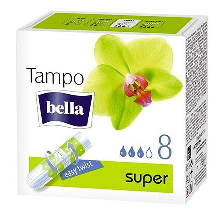 Тампоны BELLA Premium Comfort Super 8 шт, easy twist - купить с ...