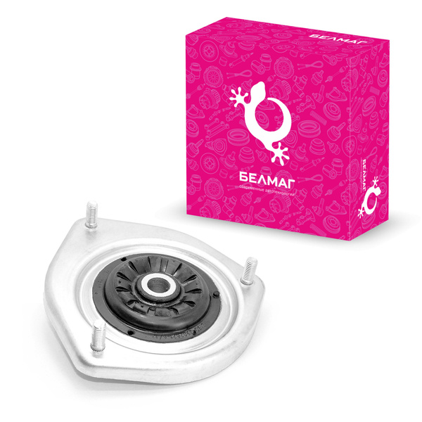 Опора передней стойки ВАЗ 2190 поворотная с болтами в сборе - купить по ...