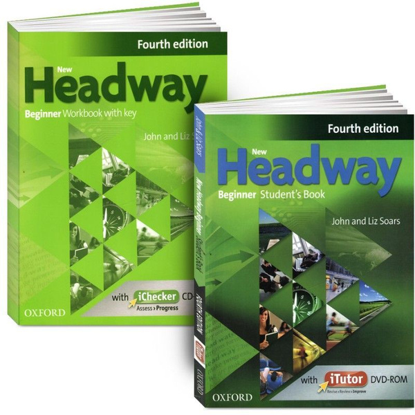 New Headway Beginner. ПОЛНЫЙ КОМПЛЕКТ: Учебник + Рабочая Тетрадь + CD ...