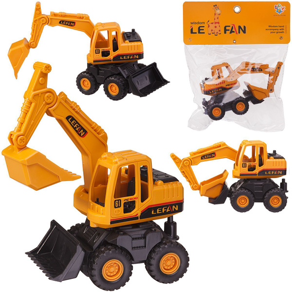 Машинка строительная Junfa Экскаватор с двумя ковшами 18х7,2х9,4 см. - купить с доставкой по ...