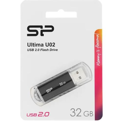 USB-флеш-накопитель Silicon Power U02 32 ГБ 32 ГБ купить c доставкой на ...