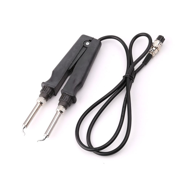 902 ESD SMD Двойной паяльник Пинцет с зажимом для ручки Нагревательные ...