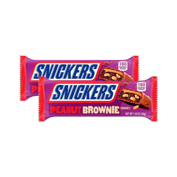Шоколадный батончик Snickers Peanut Brownie с арахисом и брауни (США ...