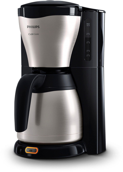 Philips Кофеварка капельная 534195, черный, серебристый - купить с ...