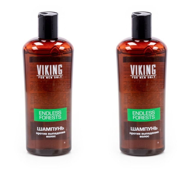 VIKING Шампунь мужской против выпадения волос, 300мл - 2 штуки - купить ...