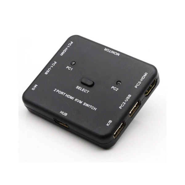HDMI KVM-переключатель на 2 устройства, HDMI + USB, 4K/30Hz (ORIENT ...