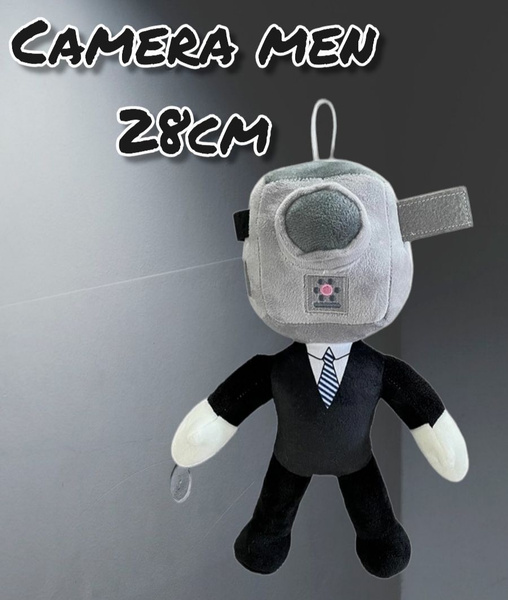 Мягкая игрушка Скибиди туалет камера мен 28 см. /Skibidi toilets Camera ...