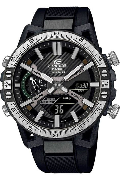 Кварцевые наручные часы на солнечной батарее Casio Edifice ECB-2000TP ...