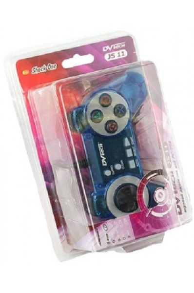 Геймпад DVTech, для Windows, синий - купить по выгодной цене в интернет-магазине OZON (1226001273)