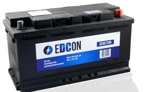 Аккумулятор автомобильный EDCON EDCON_Euro_Обратная (-/+) купить по ...