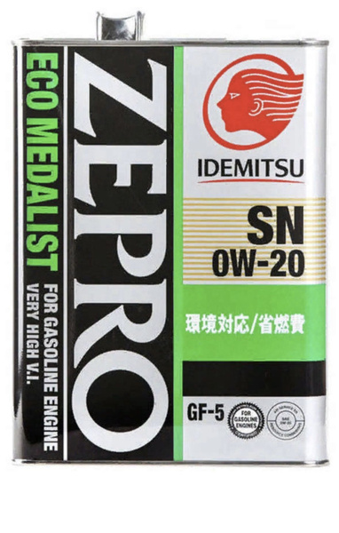Масло моторное Gas&Oil idемitsu_zepro eco medalist 0w-20 0W-20 ...