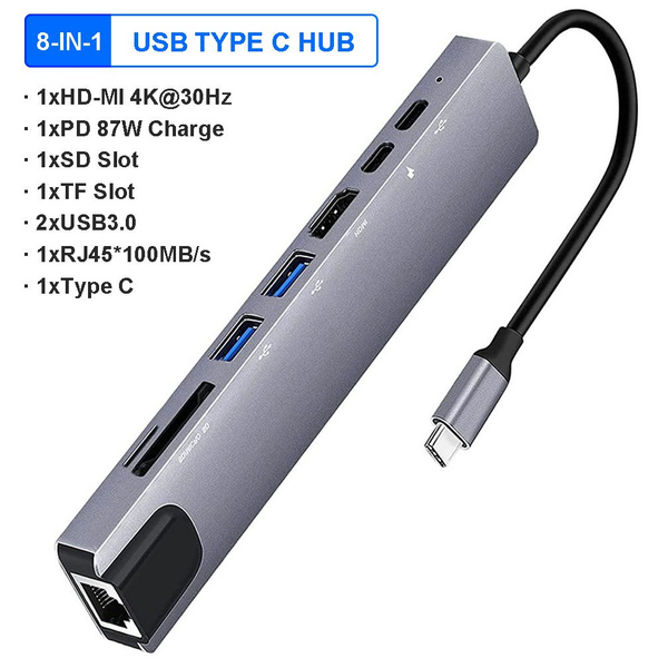 Usb C Hub 4k 30 Гц Type C Hub Разветвитель Usb C типа C на Hdmi