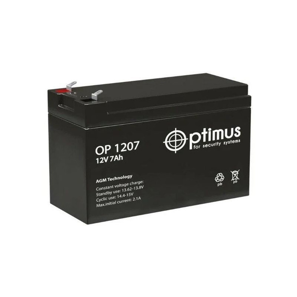 Аккумулятор резервного питания ZONT 1207 OPTIMUS - купить с доставкой ...