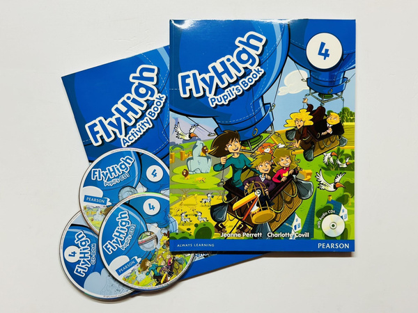 Комплект Fly High 4, Pupil's Book+Activity Book+CD - купить с доставкой ...