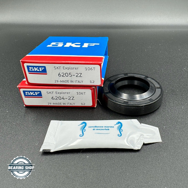 Ремкомплект бака для стиральной машины Haier / SKF 6204-2Z, 6205-2Z / сальник 35*56*10/11.5 ...