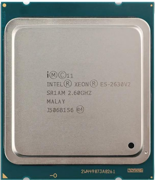 Процессор Intel E5-2630V2 Xeon, OEM (без кулера), 6 яд., 2.6 ГГц купить ...