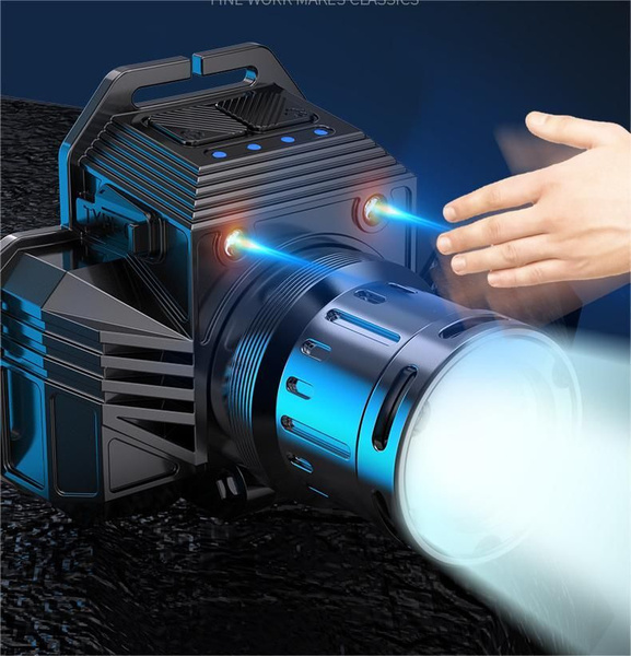Светодиодный налобный фонарь Zoom Strong Flashlight - купить по ...
