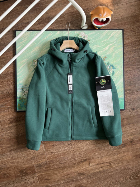 Пальто Stone Island, Зима, размер 46, цвет зеленый - купить по выгодной ...