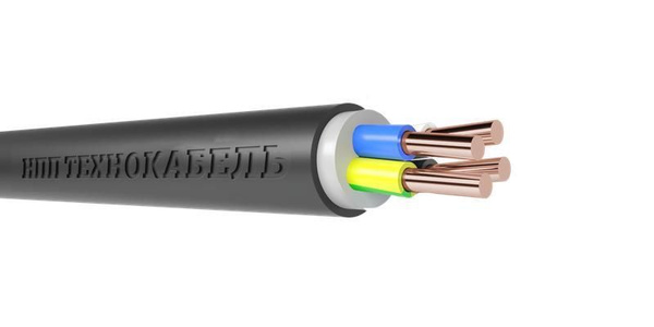 Силовой кабель ТехноКабель ППГнг(A)-HF 4 2.5 мм² - купить по выгодной ...