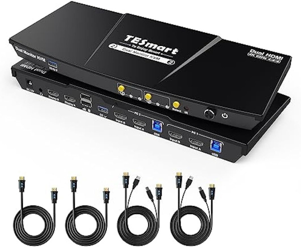 TESmart KVM-переключатель HKS0202A2U - купить с доставкой по выгодным ...