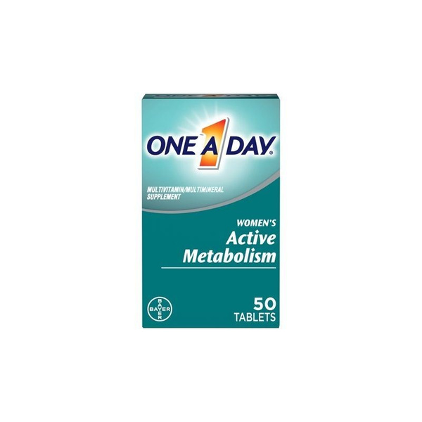 Витамины ONE A DAY Active Metabolism. Женские мультивитамины для ...