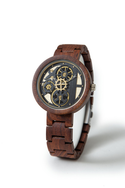 Gear от Timbersun красные кварцевые мужские деревянные наручные часы из дерева ручная работа