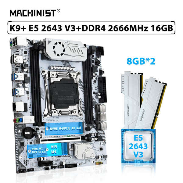 Материнская плата MACHINIST материнская плата K9 + Ксеон E5 2643 V3 ...