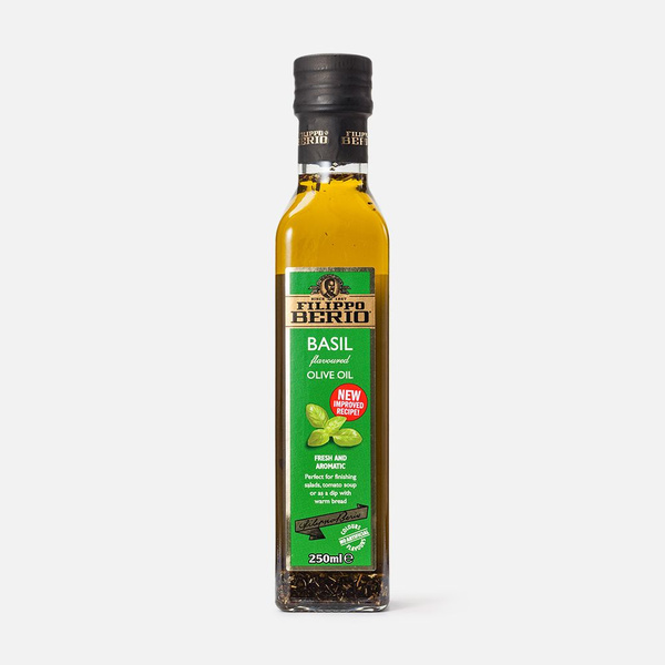 Filippo Berio Масло оливковое нерафинированное Extra virgin с базиликом ...