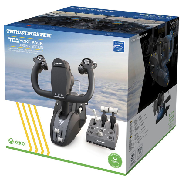 Набор Thrustmaster TCA YOKE PACK BOEING EDITION, Xbox Series X, Xbox Series S, PC - купить по ...