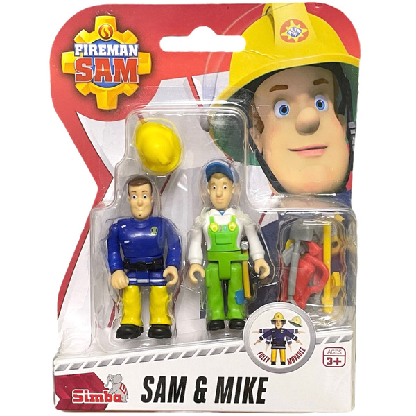 Фигурки "Сэм и Майк" Пожарный Сэм, 7 см, Fireman Sam "Sam & Mike ...