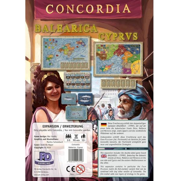 Настольная игра Concordia: Balearica - Cyprus (Конкордия: Балеарские ...