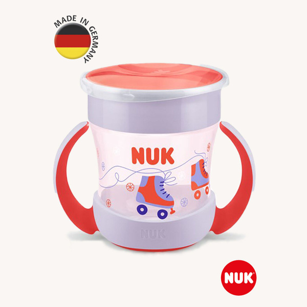 NUK EVOLUTION Поильник MINI MAGIC 160 мл, красные ролики - купить с доставкой по выгодным ценам ...