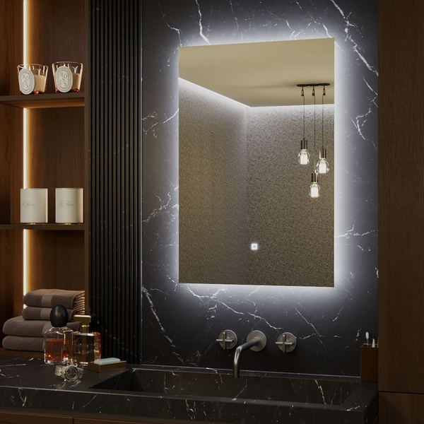 Зеркало для ванной Alias "квартал холодная подсветка", 60 см х 50 см купить c доставкой на OZON ...