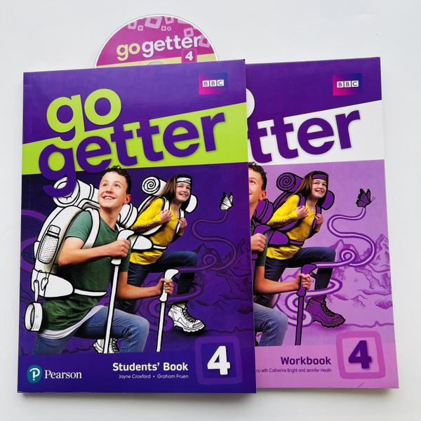 GoGetter 4. ПОЛНЫЙ КОМПЛЕКТ: Student's Book (учебник) +Workbook (рабочая тетрадь)+CD диск ...