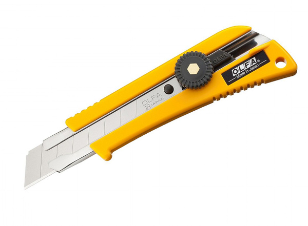 Нож с выдвижным лезвием 18 мм OLFA (OL-L-2) - купить по доступной цене в интернет-магазине OZON ...
