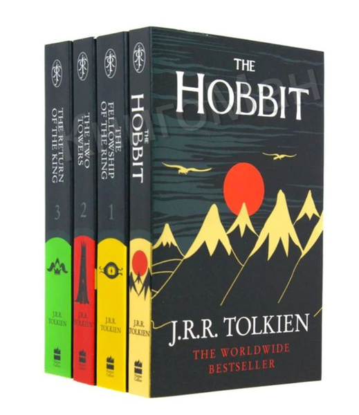 The Lord of the Rings Hobbit box set J.R.R. Tolkien book / Властелин ...