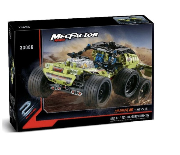 Конструктор MecFactor Sand Storm SUV 33006 2 в 1 джип багги вездеход ...