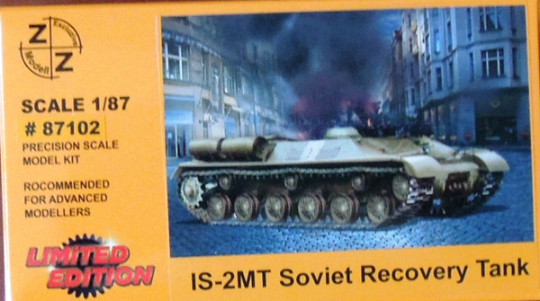 87102ZZ Сборная модель IS-2MT Soviet Recovery Tank H0 1/87 - купить с ...
