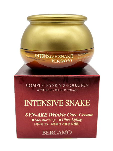 Bergamo Крем с экстрактом змеиного яда Антивозрастной Intensive Snake ...