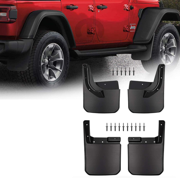 Брызговики Jeep Wrangler JL для НИЗКИХ крыльев купить на OZON по низкой ...
