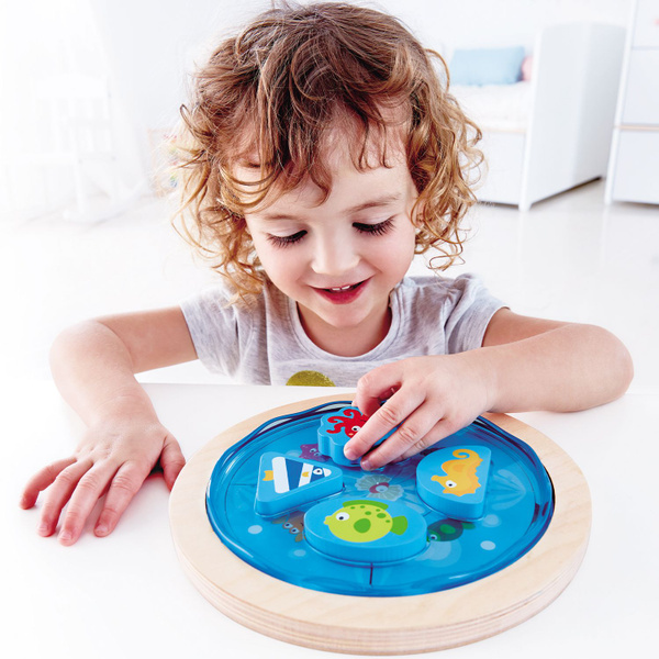 Вкладыши Глубоководные существа Hape купить на OZON по низкой цене (181867145)