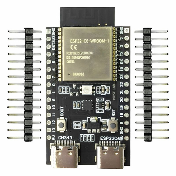 Esp32 C6 Devkitc 1 N4 Esp32 C6 Risc V Esp32 Модуль Type C Основная плата купить на Ozon по