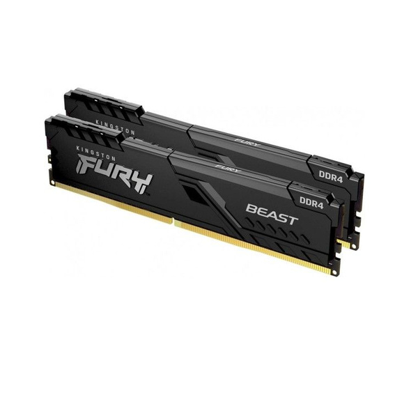 Модуль оперативной памяти Kingston KF432C16BBK2/168 ГБ (KF432C16BBK2/16 ...