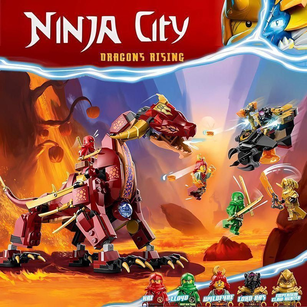 legogo Фантомные ниндзя тепловые волны деформация / лавовый дракон ...