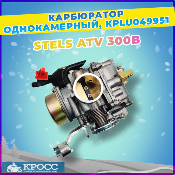 Карбюратор однокамерный для квадроцикла Стелс ATV 300B (поплавкового ...