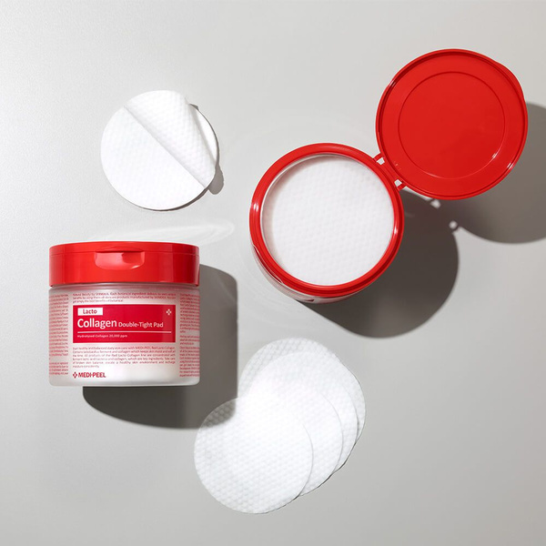 Medi-Peel Red Lacto Collagen Peeling Pad Матирующие пилинг-пэды с ...